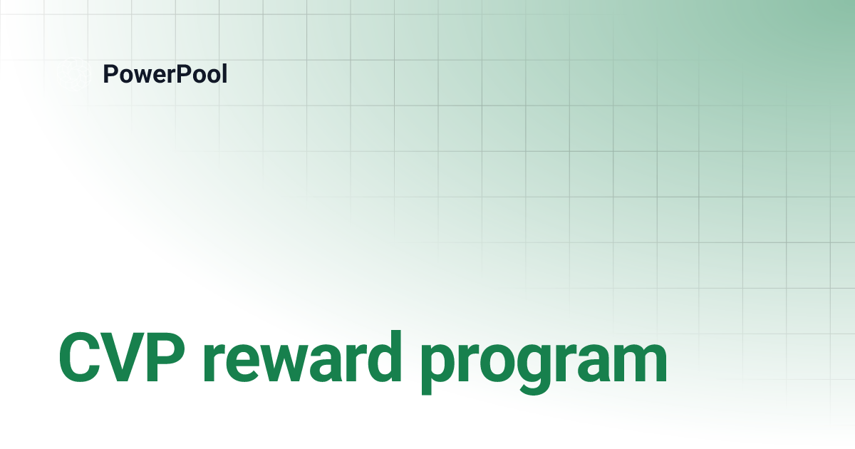 CVP reward program | PowerPool